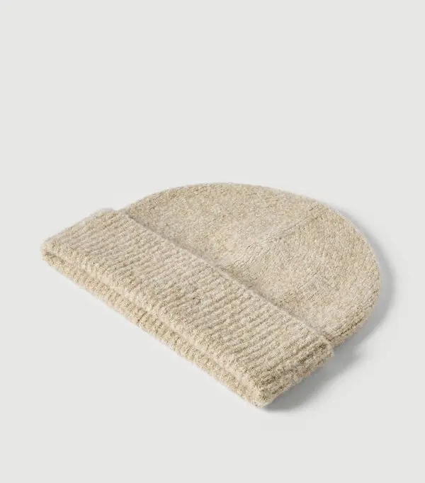 Brunello Cucinelli Wool-silk Ribbed Beanie