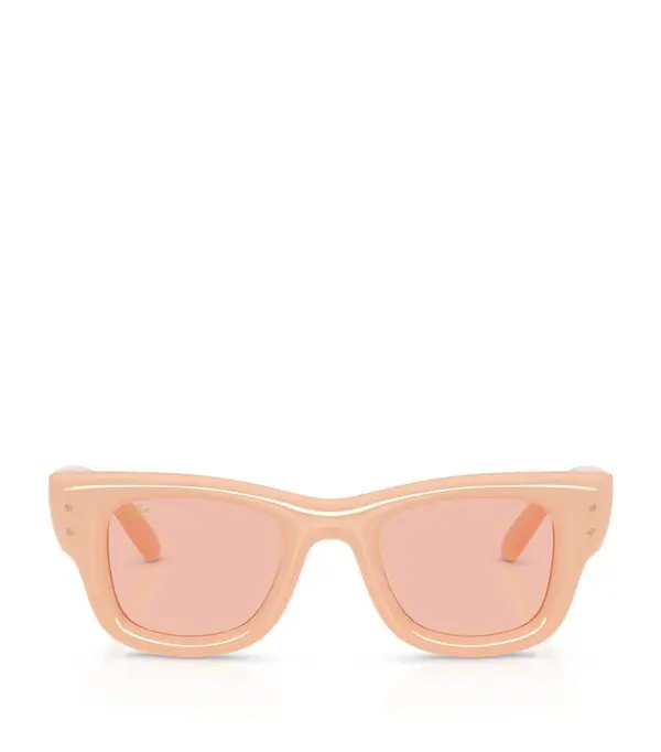 Ray-ban Wayfarer Puffer Sunglasses - Beige