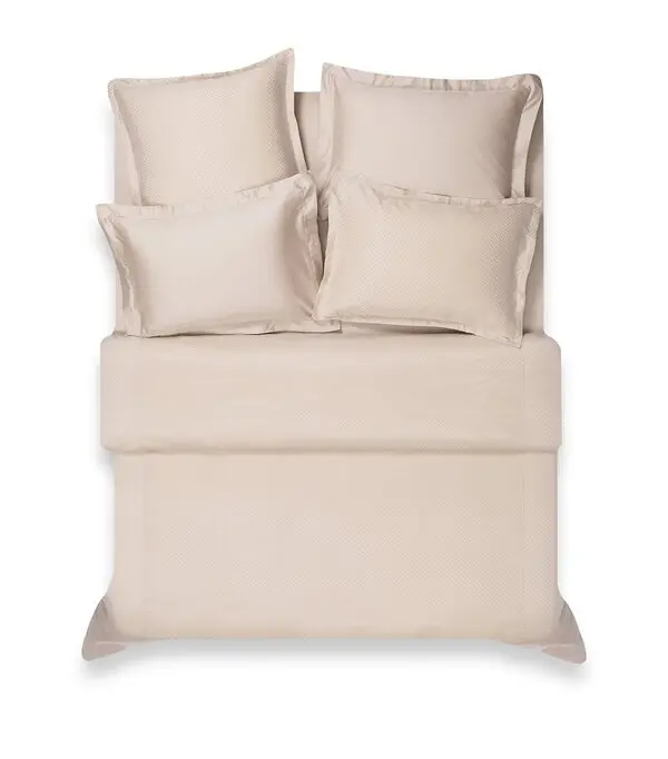 HAMAM Organic Cotton Sateen Core King Fitted Sheet - Silver