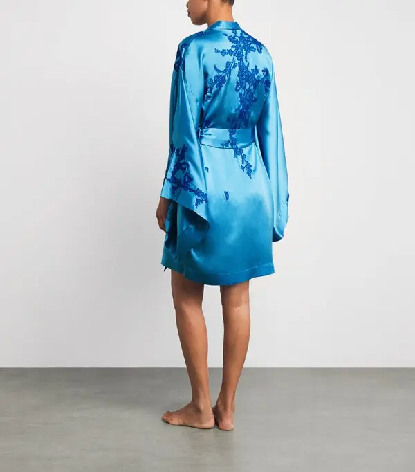TORLOWEI Silk Tokoni Short Kimono