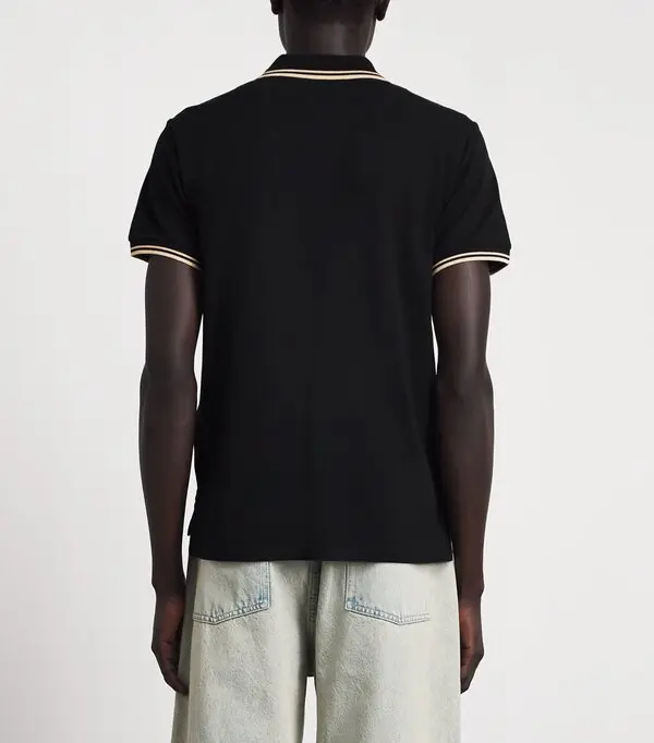 VIVIENNE WESTWOOD Cotton Orb Polo Shirt - Black