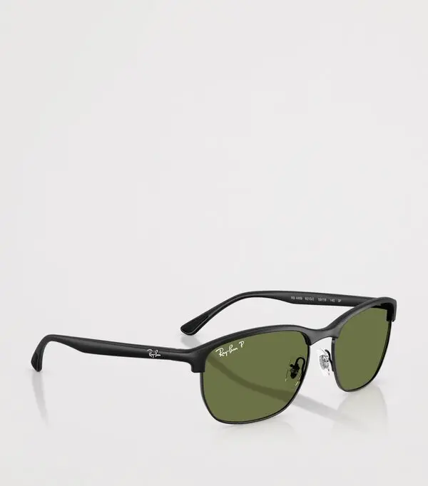 Ray-ban Rb4469 Sunglasses With Polarised Lenses - Black
