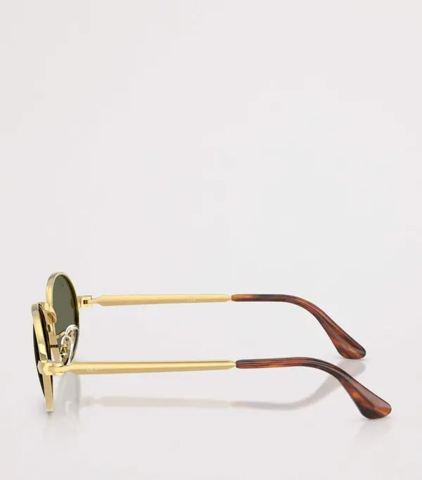 Ray-ban Oval Sunglasses - Gold