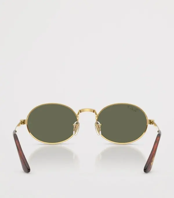 Ray-ban Oval Sunglasses - Gold