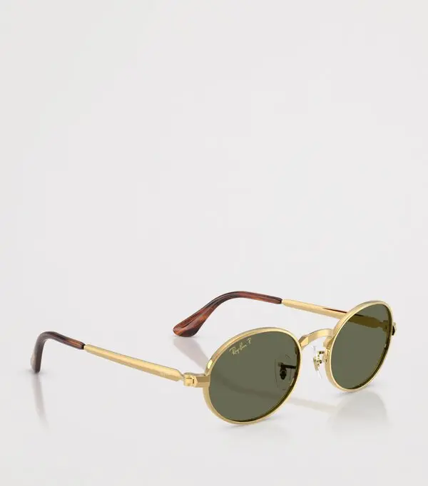 Ray-ban Oval Sunglasses - Gold