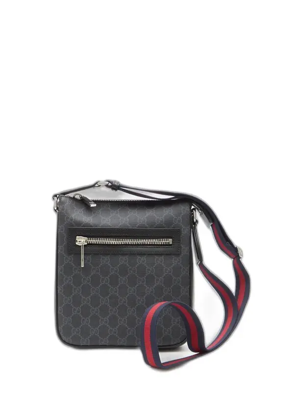 Gucci Monogram Crossbody Mini Handbag - Black