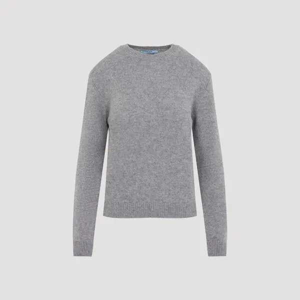 Prada Cashmere Crewneck Sweater - Grey