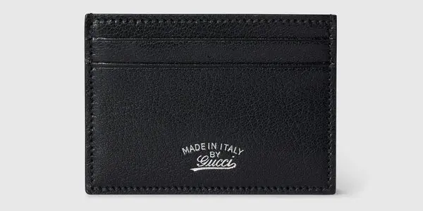 Gucci Small Leather Wallet - Black