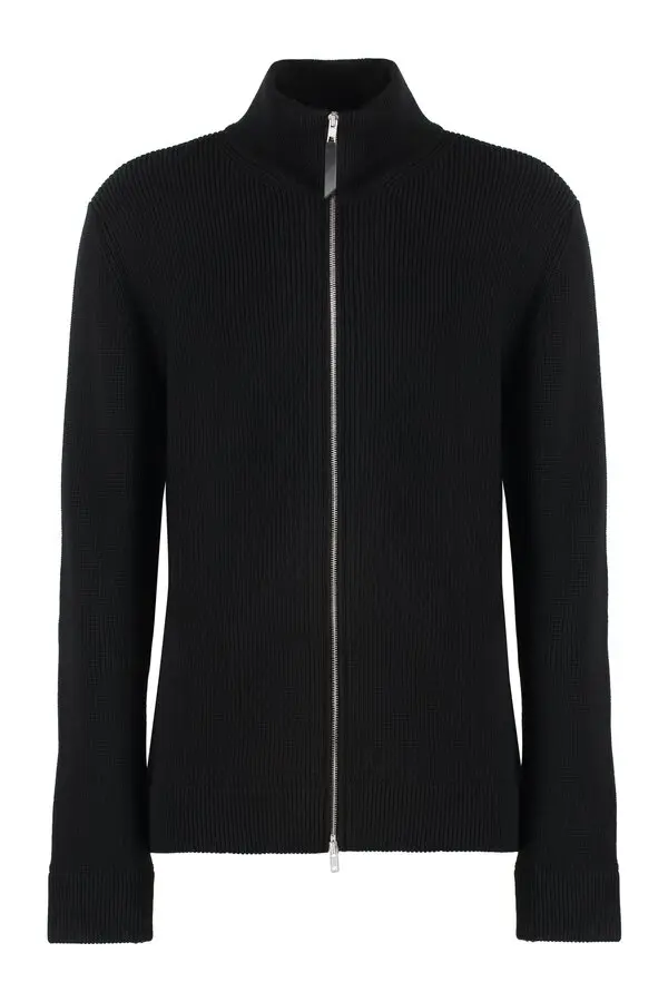 MAISON MARGIELA Ribbed Zip-front Cardigan