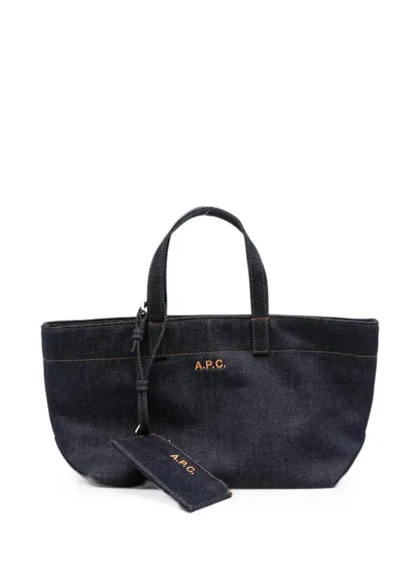 A.p.c. Ofnim Mini Handbag With Zip Closure - Blu