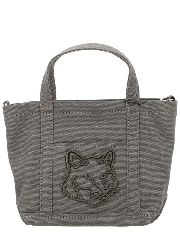 Maison Kitsuné Mini Cotton Tote Handbag