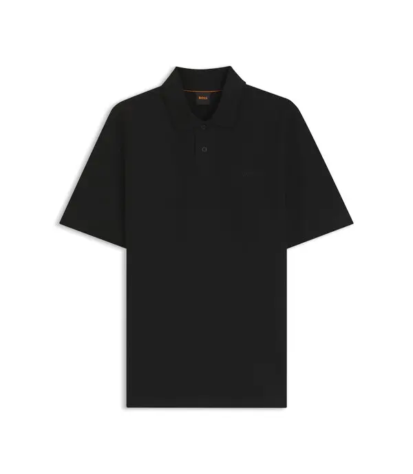 BOSS Regular-fit Polo Shirt In Honeycomb-structured Cotton Pique