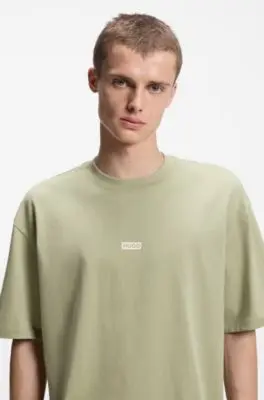 Hugo Logo-print T-shirt In Cotton Jersey