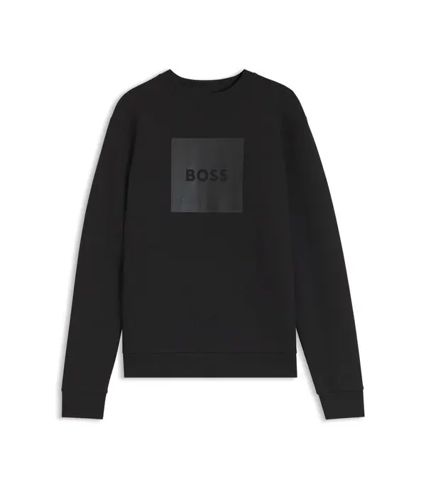 BOSS Crewneck Sweatshirt With Logo Detail