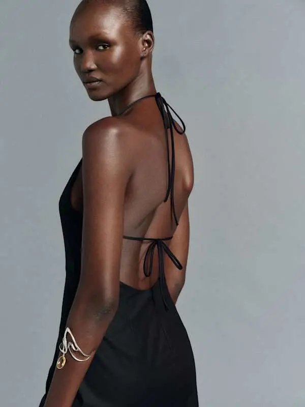 REFORMATION Amarena Dress - Black