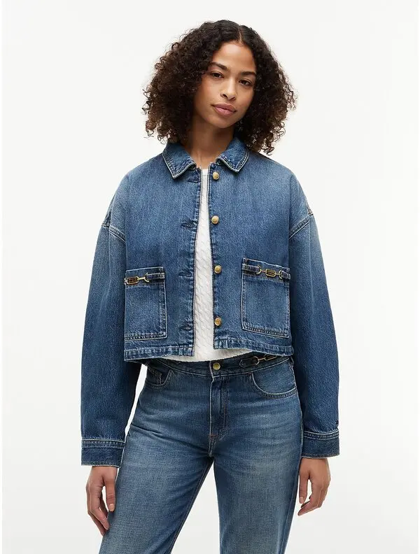 Tommy Hilfiger Cropped Denim Jacket