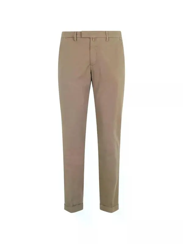 BRIGLIA 1949 Slim-fit Turn-up Trousers