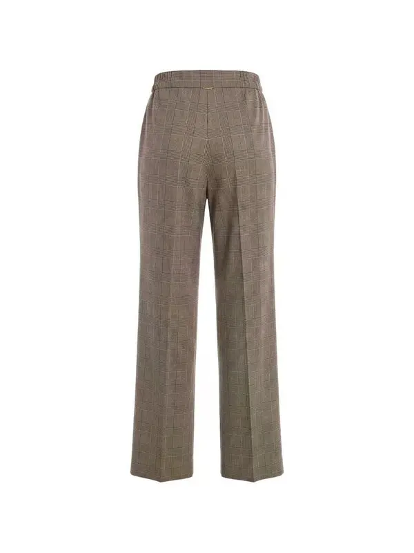 TWINSET Prince Of Wales Check Tailored Trousers