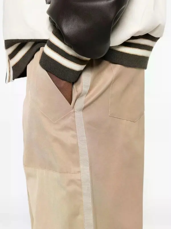 VICOLO Side-stripe Wide-leg Trousers