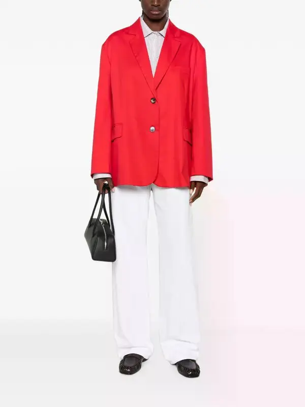 VICOLO Single-breasted Notched Lapel Blazer