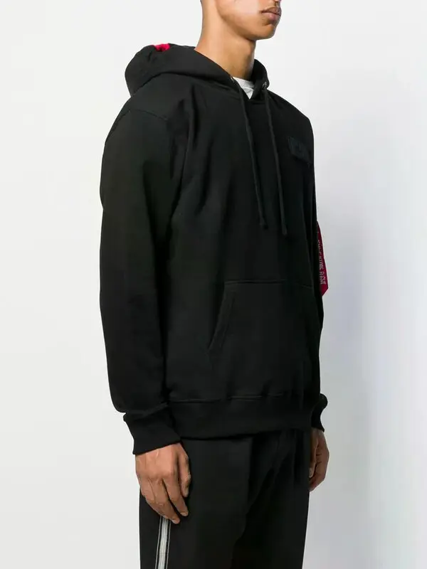 Alpha Industries Logo Stripe Detail Hoodie