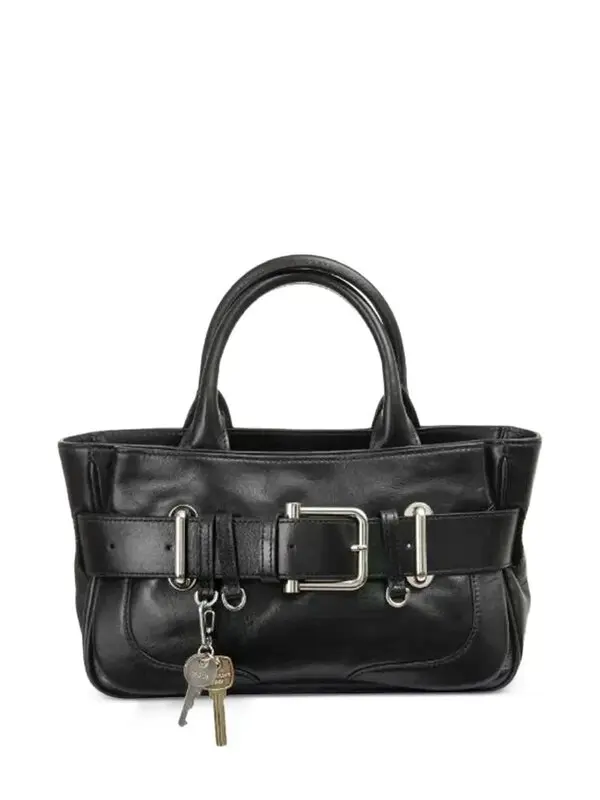 OSOI Mini Brocle Buckled Leather Tote Bag