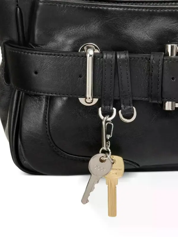 OSOI Mini Brocle Buckled Leather Tote Bag