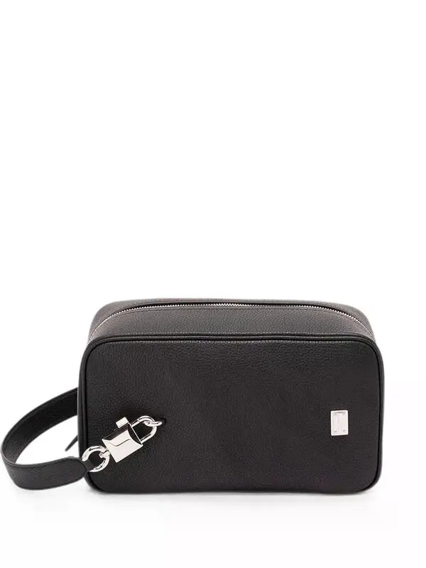 Dolce & Gabbana Lock Logo-plaque Leather Tote Bag - Black