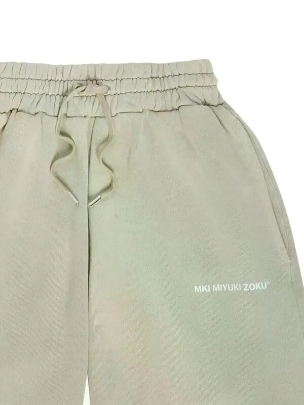 MKI MIYUKI ZOKU Logo Print Drawstring Shorts
