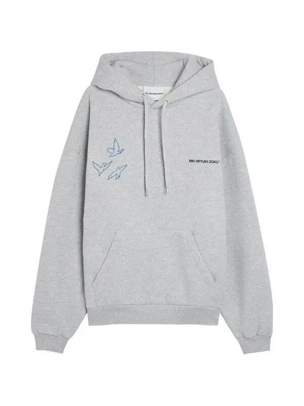 MKI MIYUKI ZOKU Embroidered Bird Hoodie