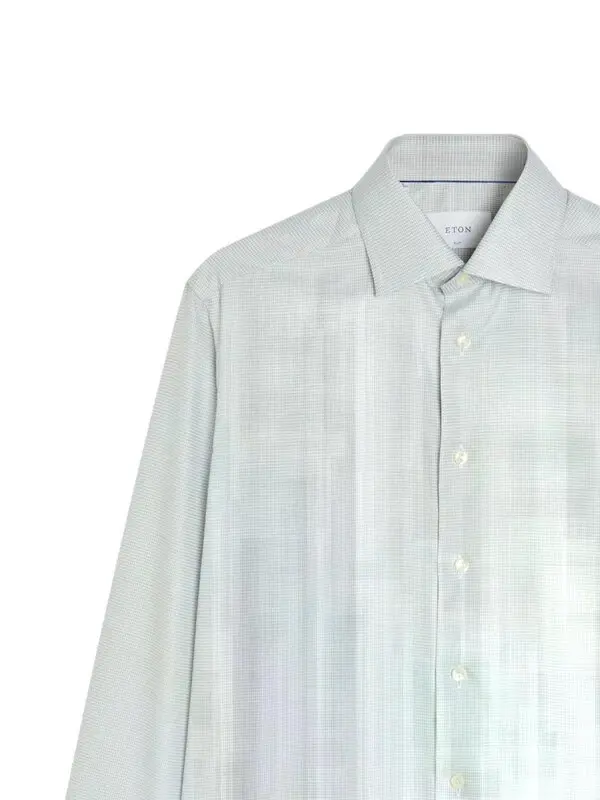 Eton Houndstooth Long-sleeve Shirt