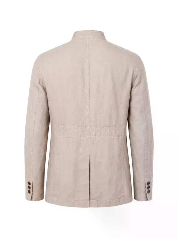HUSKY Linen Button-up Jacket