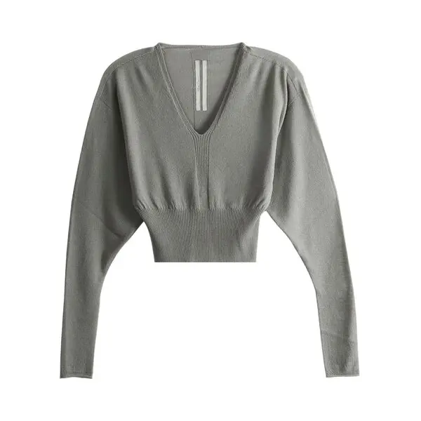 Rick Owens V Cropped Top 'dust
