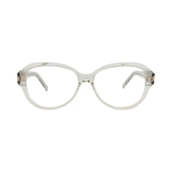 Saint Laurent Round Optical Glasses 'beige/transparent