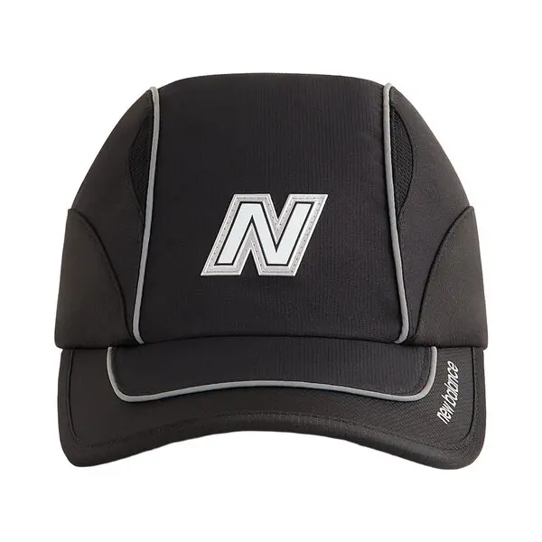 Kith X New Balance Mixed Tech Runner Cap - Black