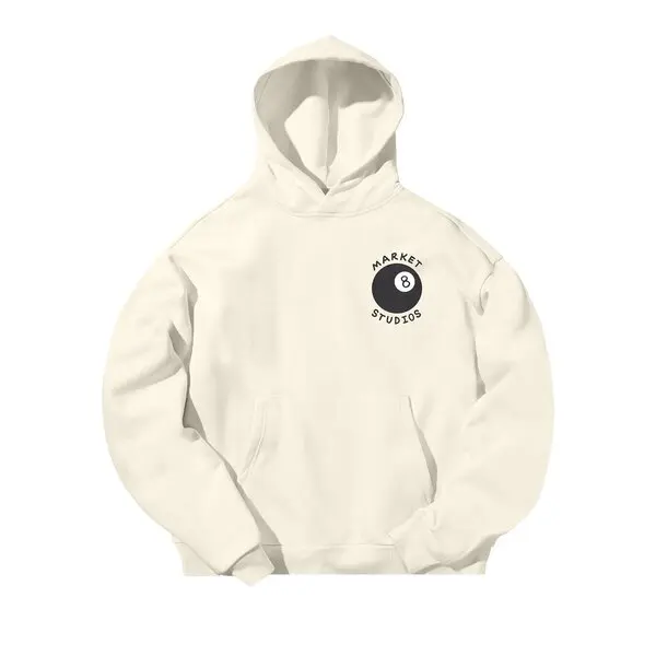 MARKET Eight Ball Hoodie 'natural