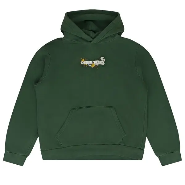 DENIM TEARS Embroidered Floral Logo Hoodie