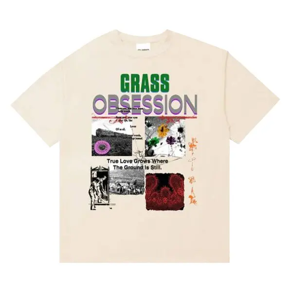 STUDENTS Grass Obsession Short Sleeve T-shirt