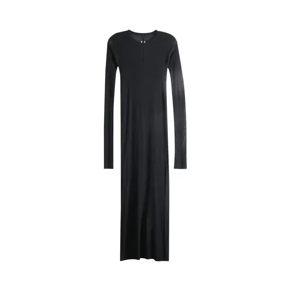 Rick Owens Rib Long-sleeve Dress