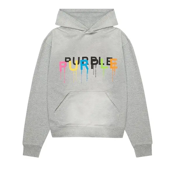 PURPLE BRAND French Terry Pullover Hoodie 'heather