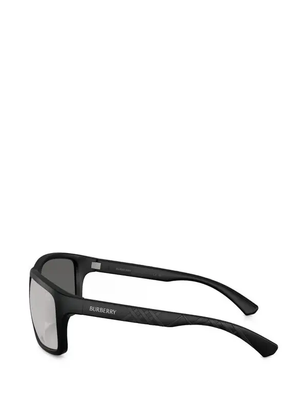 Burberry Rectangular Frame Sunglasses - Black
