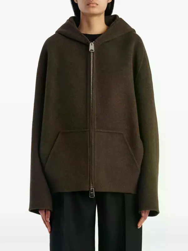 Khaite Hooded Wool Jacket