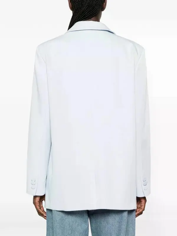 VICOLO Single-breasted Blazer With Floral Appliqu