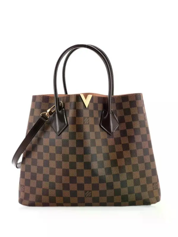 LOUIS VUITTON Kensington Damier Tote Bag - Brown