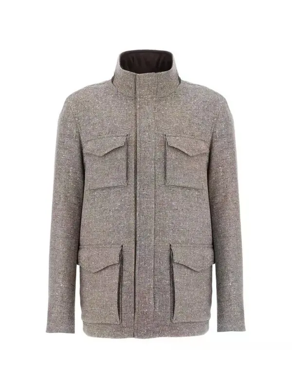 Herno Virgin Wool Long Sleeve Jacket