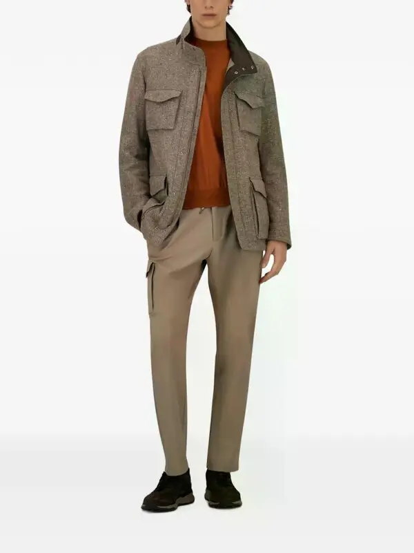 Herno Virgin Wool Long Sleeve Jacket