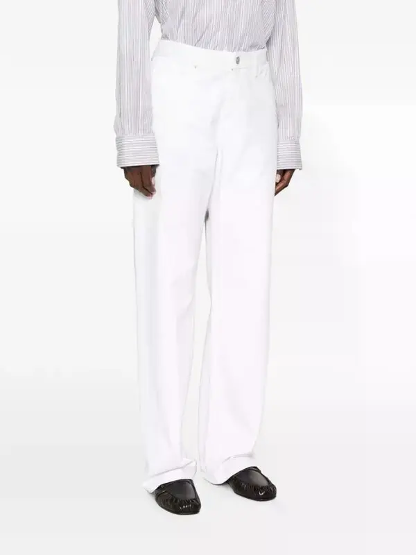 VICOLO Logo Patch Wide-leg Jeans