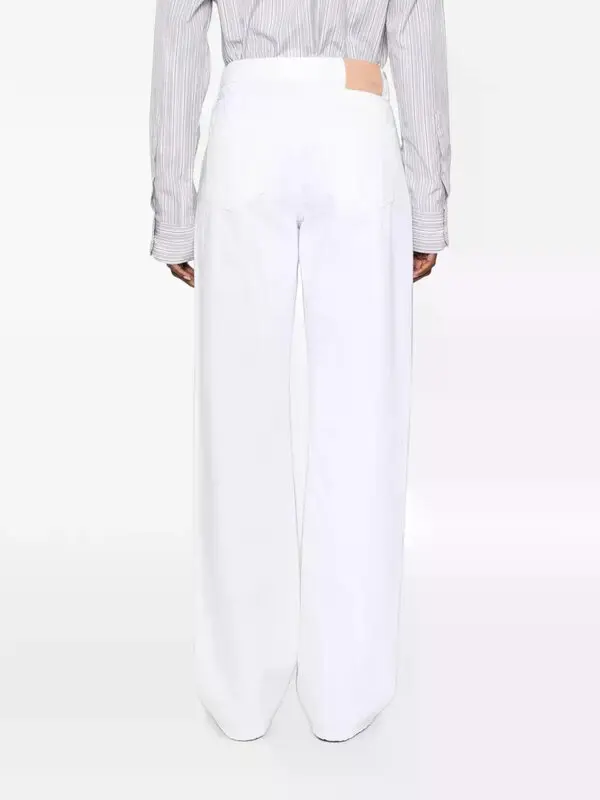 VICOLO Logo Patch Wide-leg Jeans