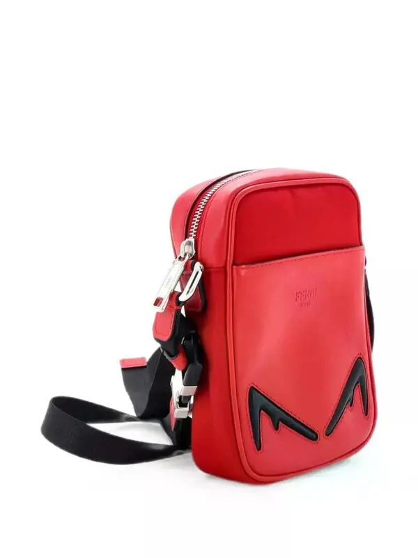 Fendi Monster Eye Camera Bag Nylon And Leather Crossbody
