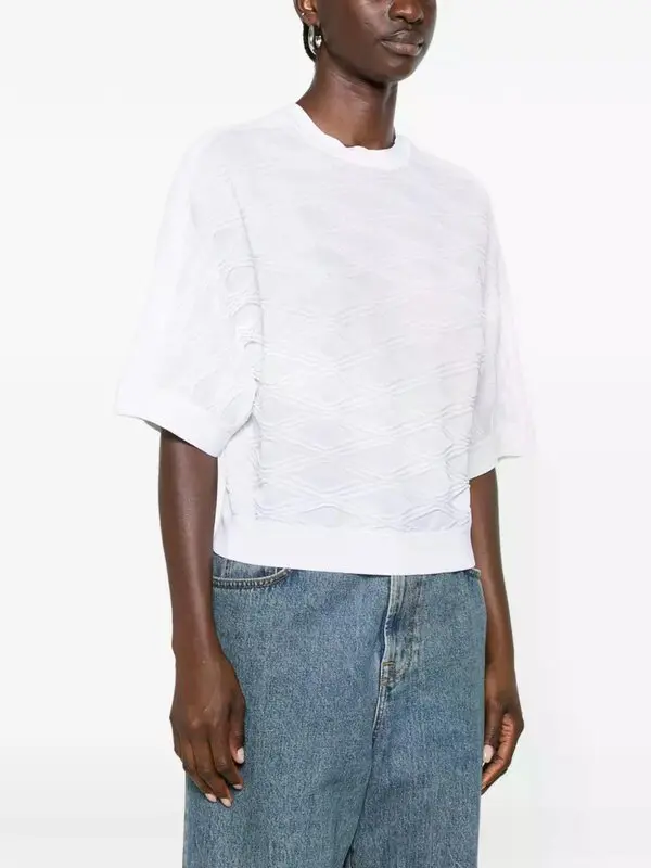 Diane Von Furstenberg Cairo Diamond-patterned Top